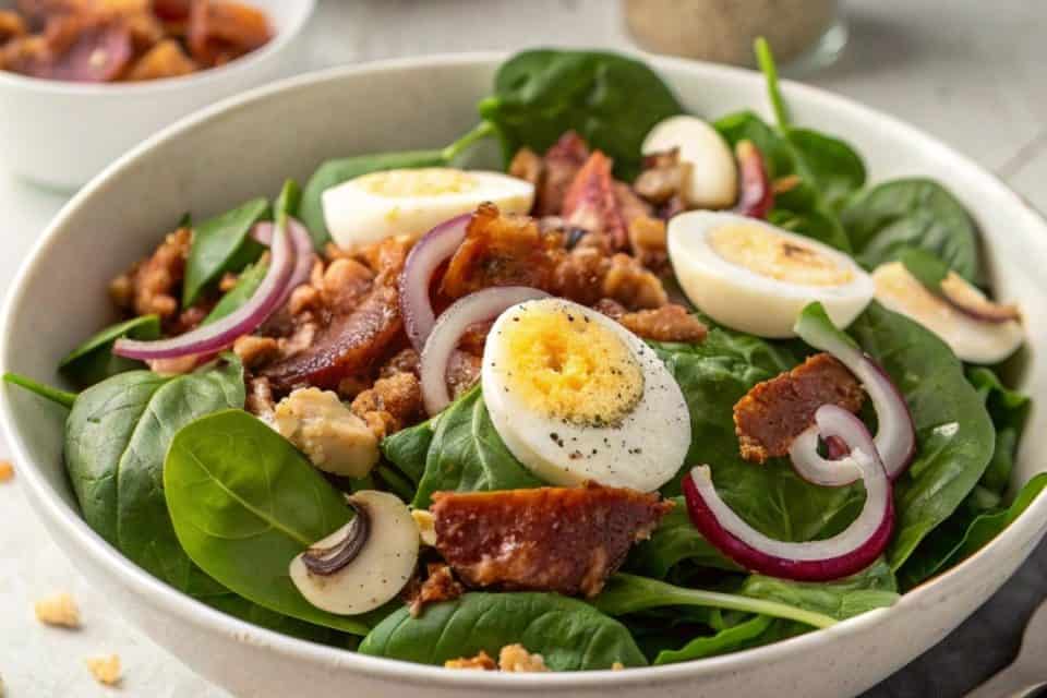 Alton Brown Spinach Salad Recipe - Jane's Kitchen