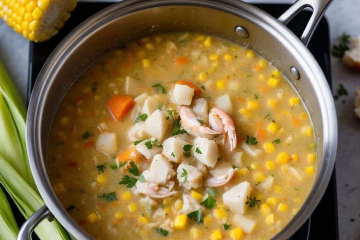 Bobby Flay Crab Corn Chowder Recipe - Jane's Kitchen: Real Chef Recipes ...