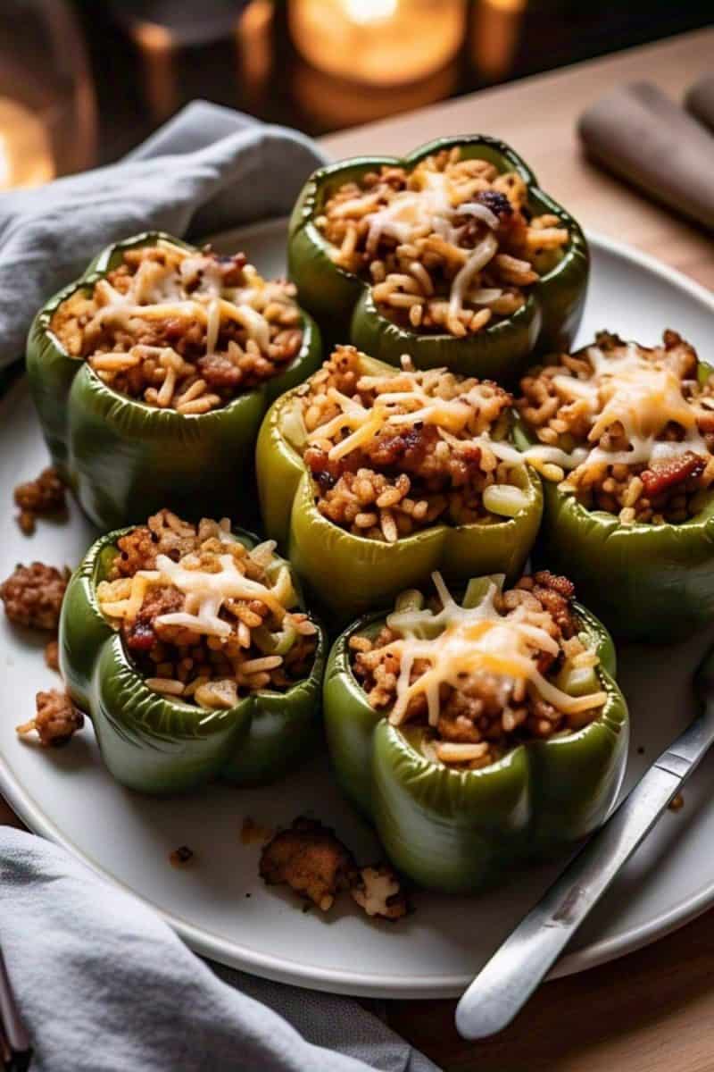 Emeril Lagasse Stuffed Peppers Recipe - Jane's Kitchen