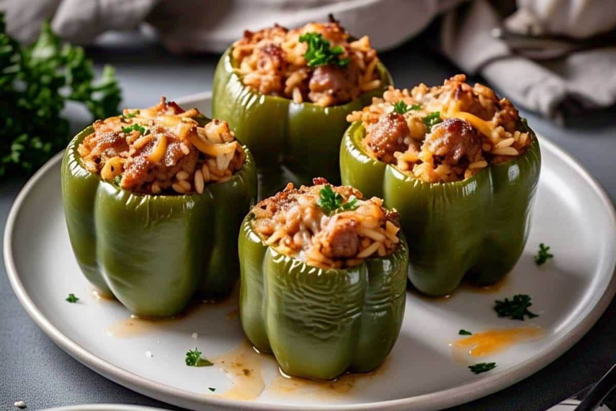 Emeril Lagasse Stuffed Peppers Recipe - Jane's Kitchen