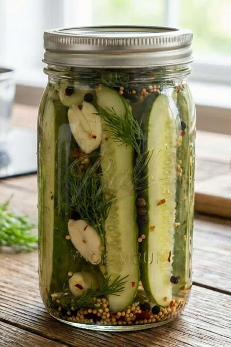 Garlic Dill Pickles Recipe - Jane's Kitchen: Real Chef Recipes for Foodies