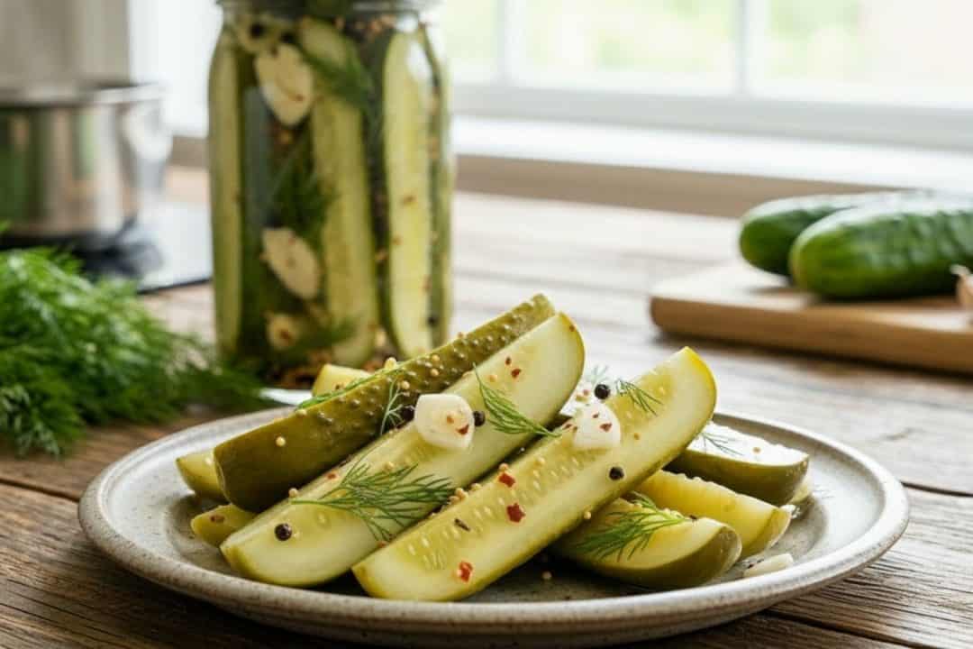 Garlic Dill Pickles Recipe - Jane's Kitchen: Real Chef Recipes for Foodies