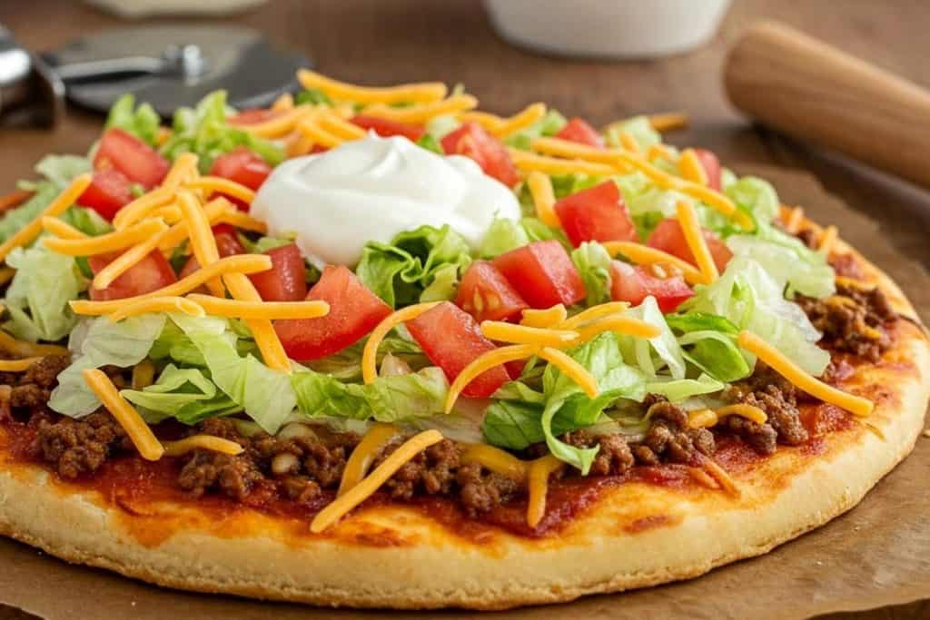 Godfather's Taco Pizza Recipe - Jane's Kitchen
