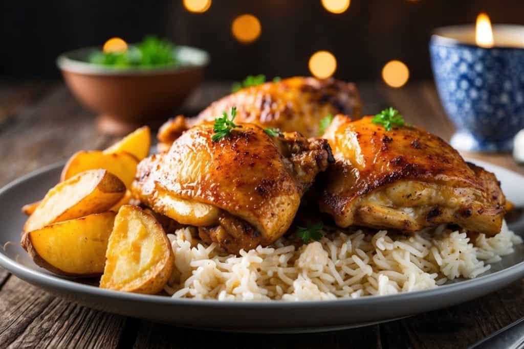 Michael Symon Chicken with Rice Pilaf Recipe - Jane's Kitchen