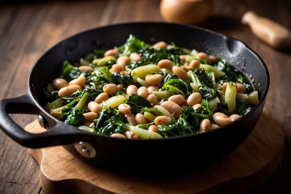 Rachael Ray Beans and Greens Recipe - Jane's Kitchen: Real Chef Recipes ...