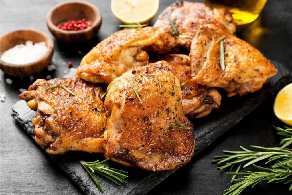 Wolfgang Puck Crispy Chicken Thigh Recipe - Jane's Kitchen: Real Chef ...